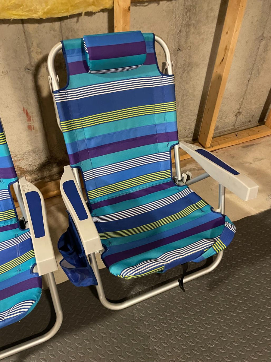 Pair Rio Backpack Beach Armchairs Lot #2 – sellmystuffcanadaottawa